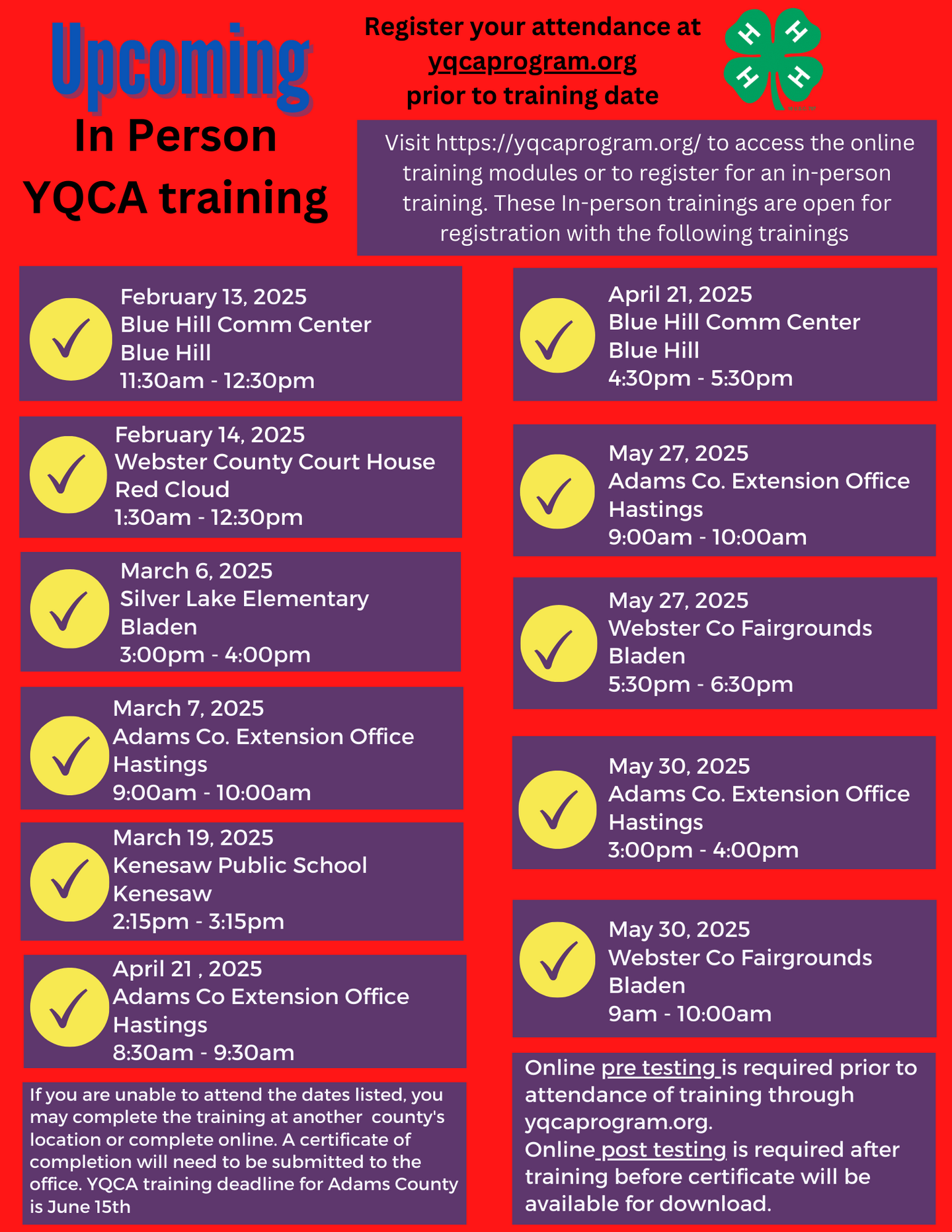 4-H | Nebraska Extension in Adams County | Nebraska Extension | Nebraska