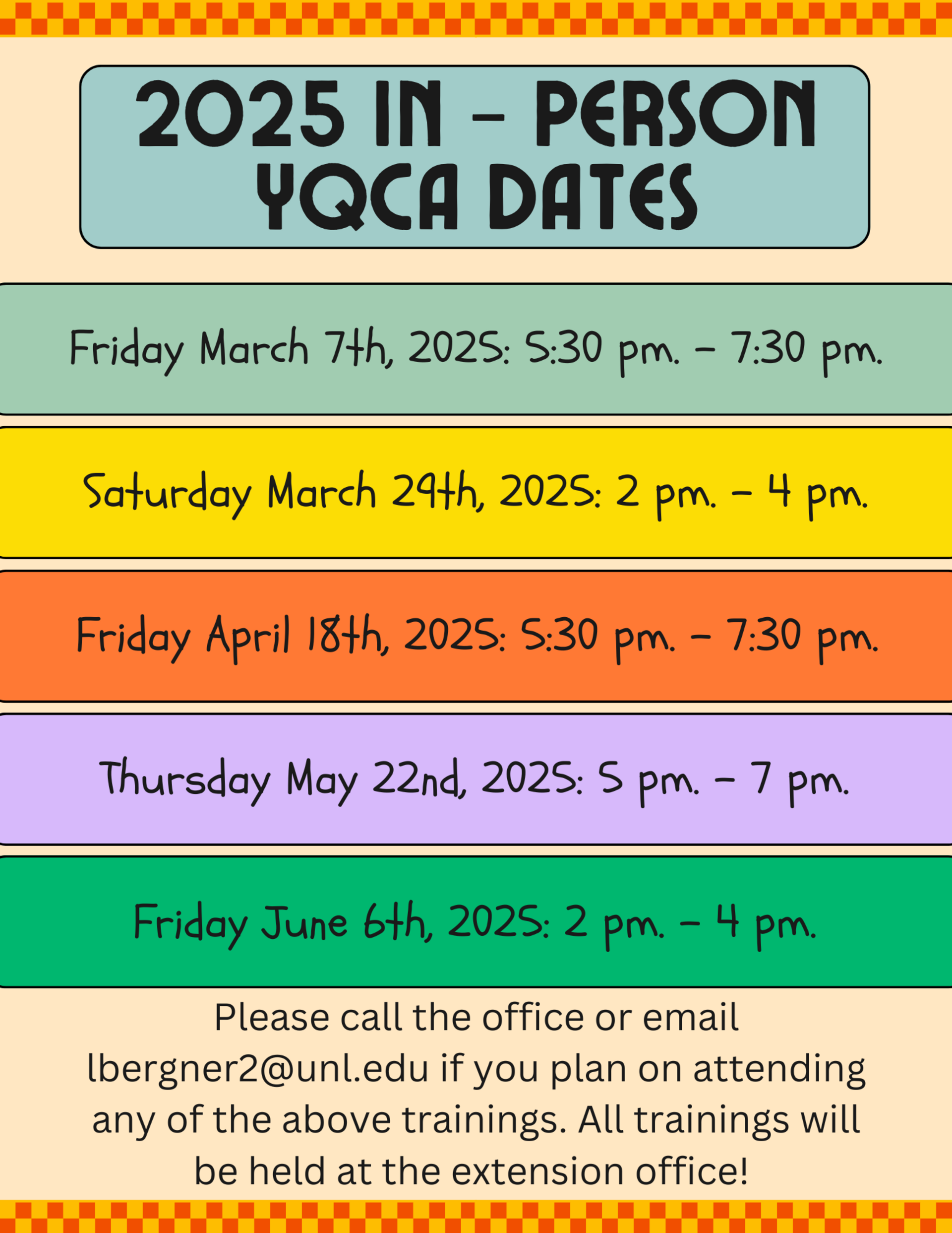 2025 YQCA Dates | Nebraska Extension in Lincoln, Logan & McPherson ...