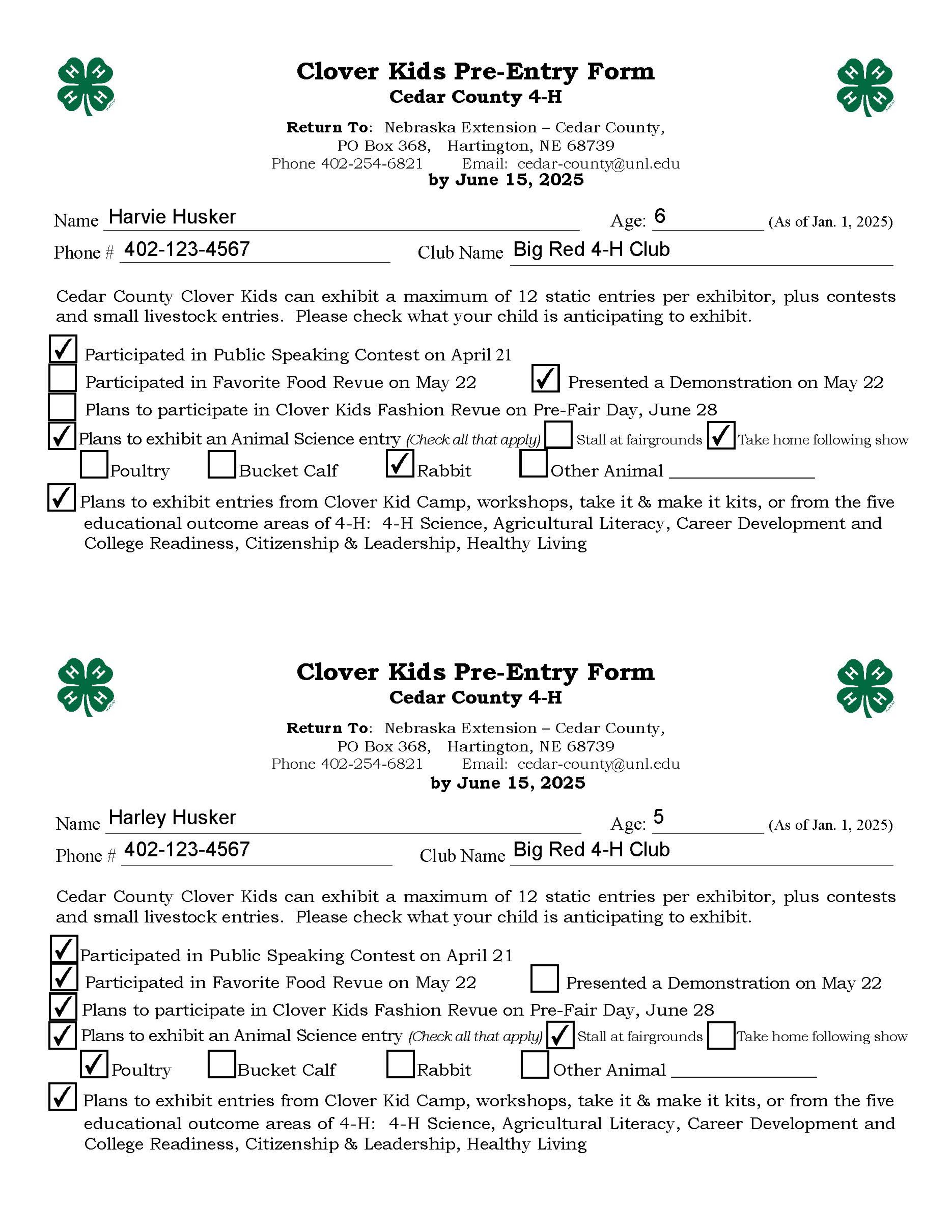 Clover Kids | Nebraska Extension in Cedar County | Nebraska Extension ...